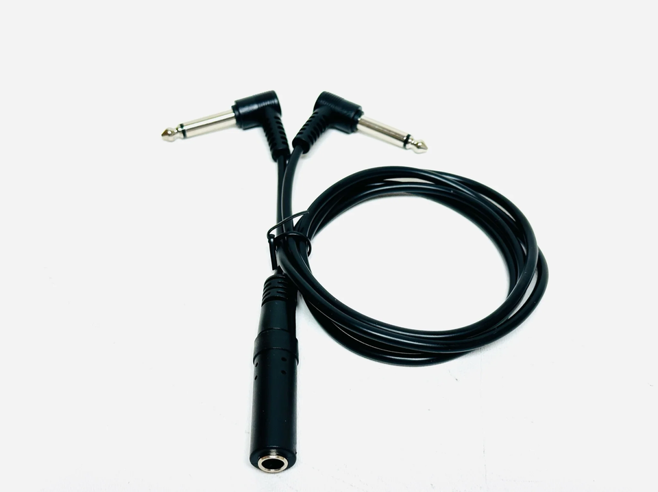 2ft Splitter Female to (2) Male Y-Cable For ROLAND BOSS OR ALESIS V ...
