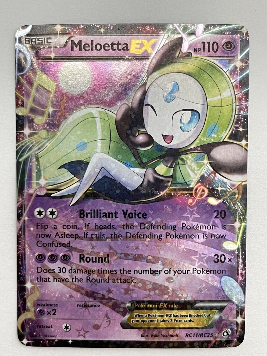 Meloetta Ex Card