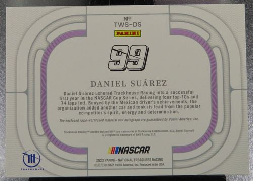 2022 National Treasures DANIEL SUAREZ Three Wide Signatures Auto Patch ...