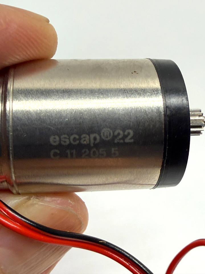Vintage Portescap Escap 22 C 11 205 5 DC Coreless Motor - Swiss Made | eBay