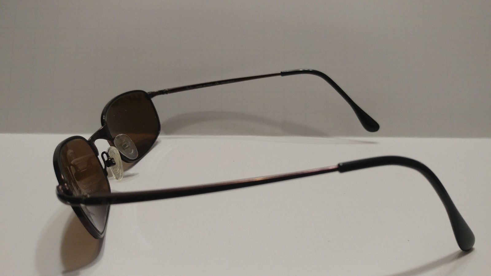 RAY BAN RB3132 012/47 52*19* BROWN POLARIZED SLEEK FLEX HINGES ...