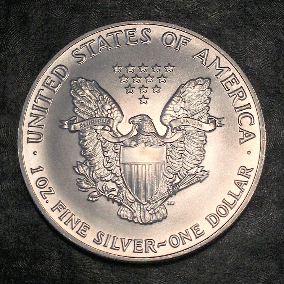1991 Uncirculated American Silver Eagle US Mint Issue 1oz Pure Silver # ...