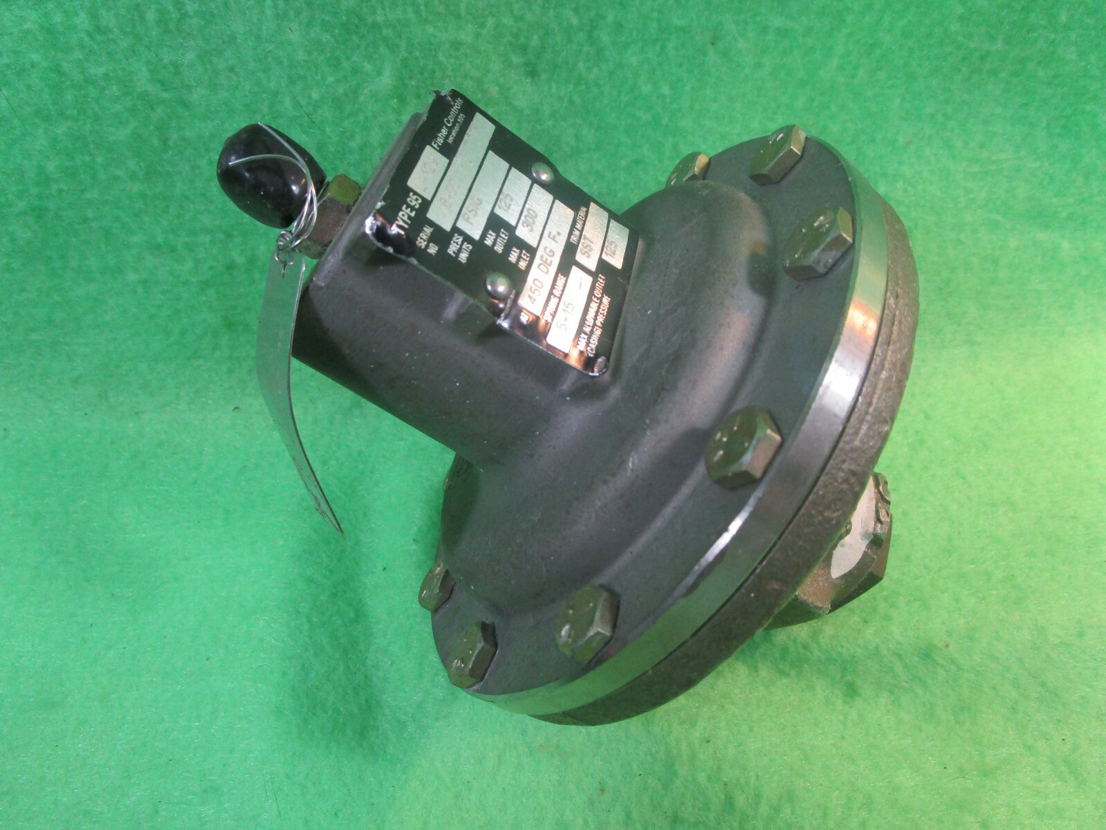 FISHER CONTROLS TYPE 95 95L-129 PRESSURE REGULATING VALVE CF8M 300PSI ...