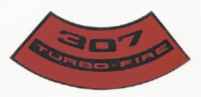 CHEVROLET 307 TURBO-FIRE AIR CLEANER DECAL | eBay