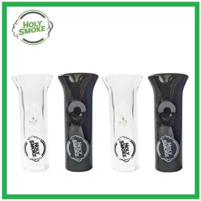 Glass smoking TIPS, REUSABLE GLASS FILTER TIP, Black or Transparent ...