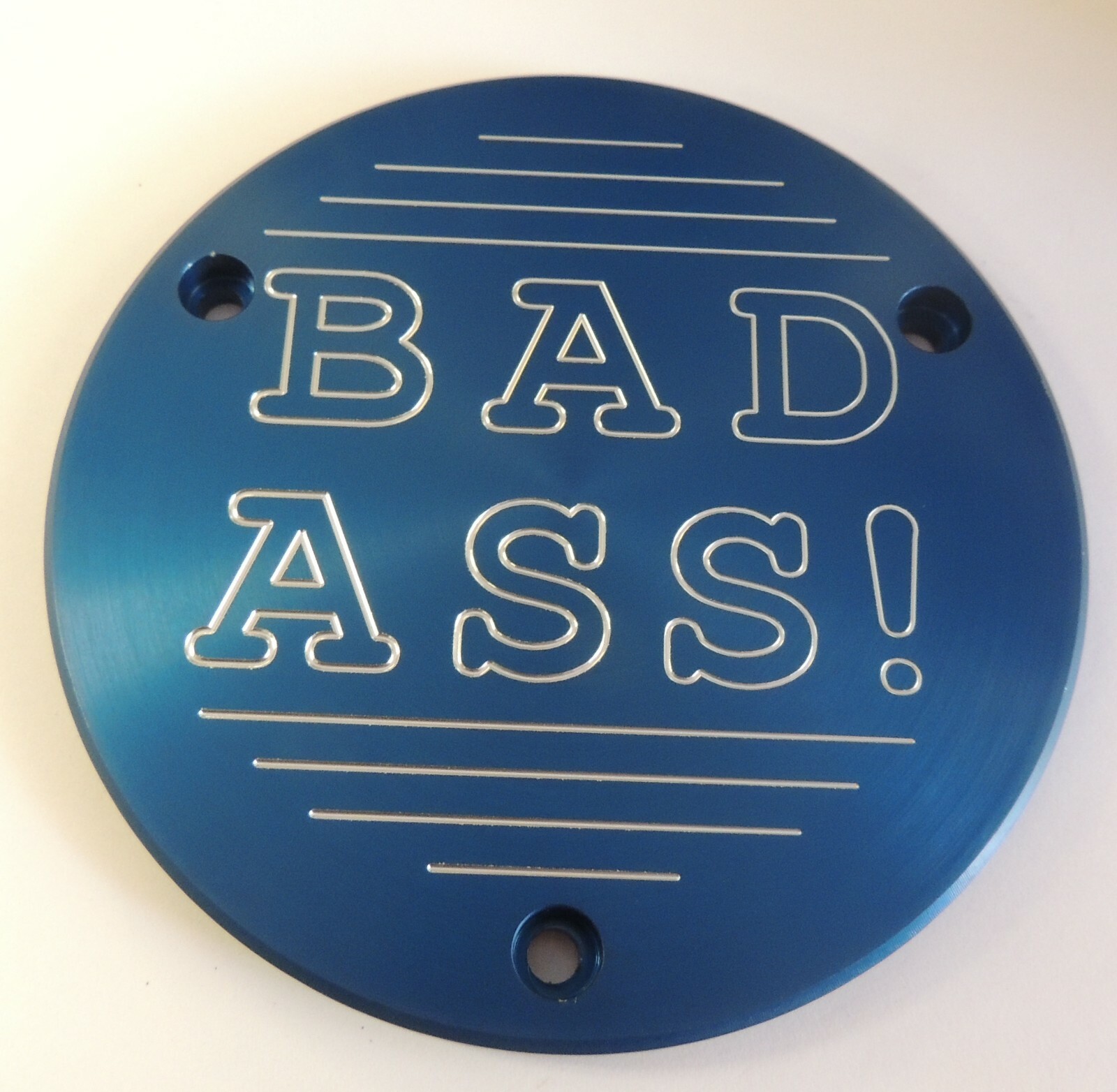 YAMAHA BANSHEE BILLET ALUMINUM BAD ASS ANODIZED BLUE SIDE CASE INSERT ...