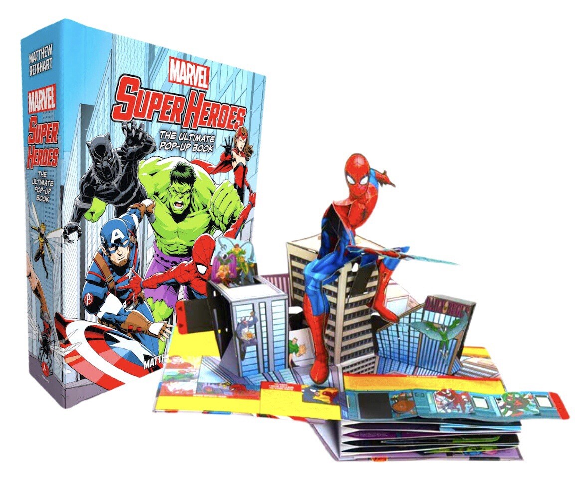 Marvel Super Heroes: The Ultimate Pop-Up Book Matthew Reinhart 1st Ed ...