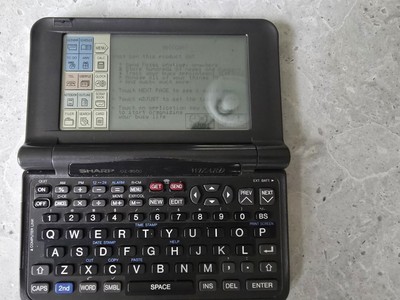 Sharp Wizard OZ-9520 Black Handheld 512kb Data Organizer Digital PDA WORKING!!! | eBay