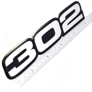 1x 302 5.0 Liter Emblem Badge Fits Ford in Silver & Black | eBay