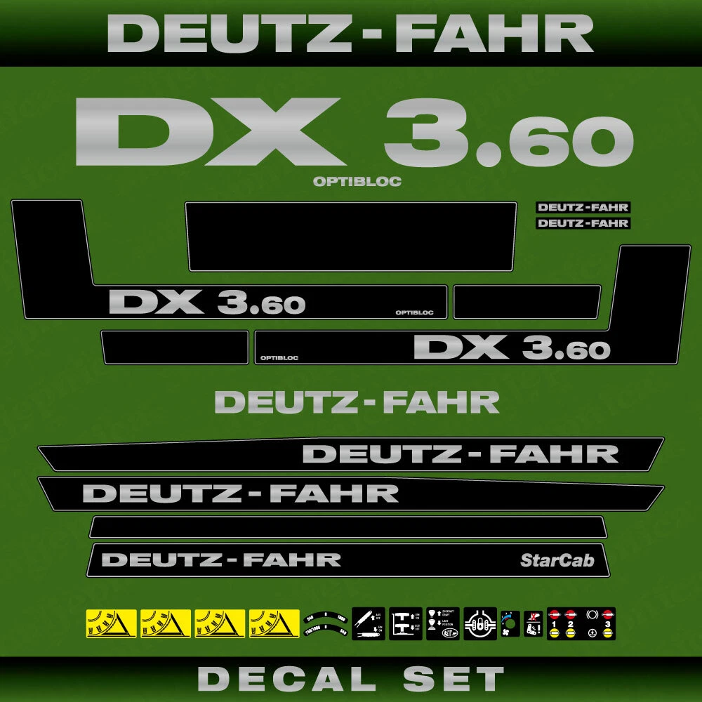 Same Deutz Fahr 5220 Decal Pack