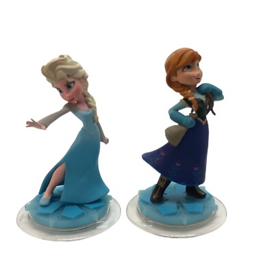 Disney Infinity Anna and Elsa Frozen Figures | eBay