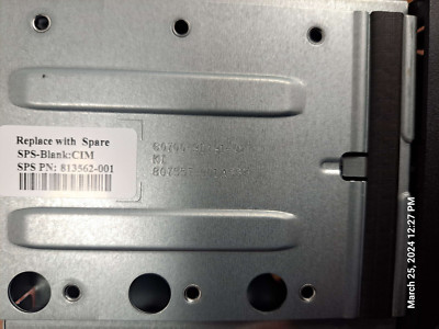 HPE Synergy Appliance Bay Blank Filler 813562-001 | eBay