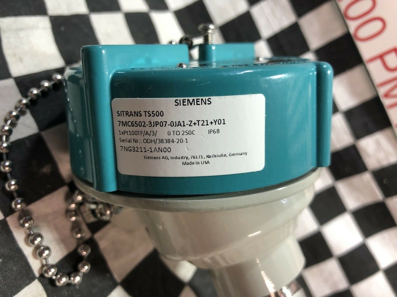 SIEMENS SITRANS TS500 x 1/2" NPT x 1", 7MC6502-3JP07-0JA1-Z+T21+Y01 ...