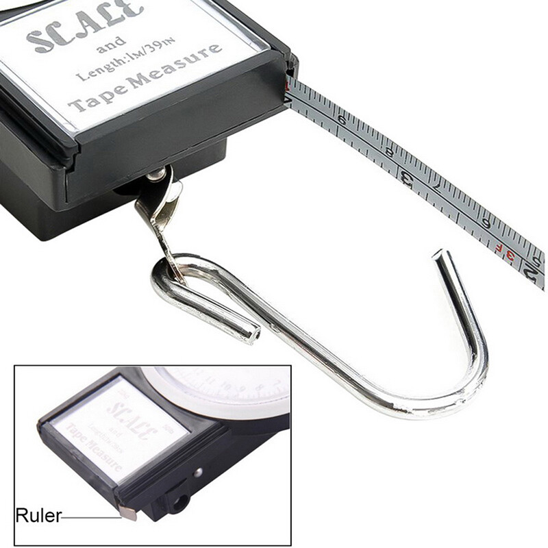Portable Mini Dial Luggage Scale Multi-Function Hanging Scale Kitchen ...