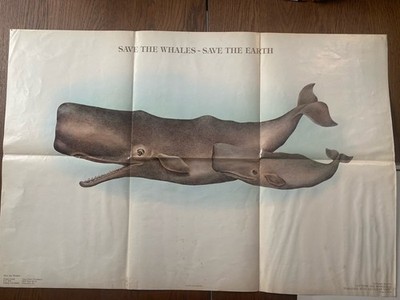 POSTER 23.5X35 SAVE THE WHALES COUNTRY JOE MCDONALD PARADISE WITH AN ...