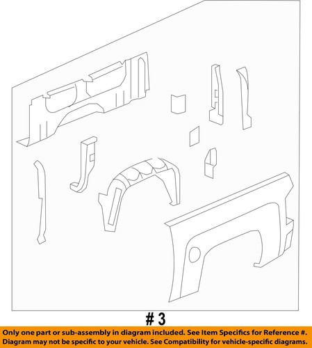 GM OEM Pick Up Box Bed-Side Panel Right 15294342 | eBay