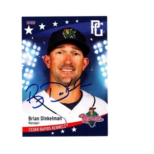Brian Dinkelman signed autograph 2022 Cedar Rapids Kernels baseball ...