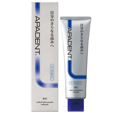 Apadent Total Care Toothpaste Medical Hydroxyapatite Mild Mint 100g×8 ...
