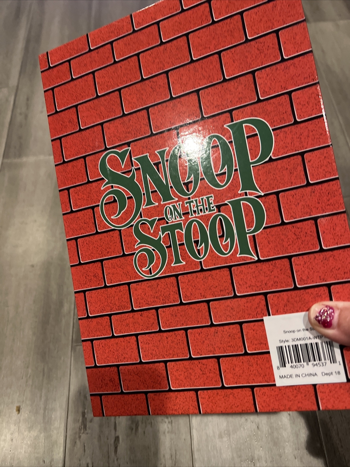 Snoop on the Stoop 12” Snoop Dogg Christmas Red Plush Figurine | eBay