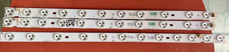 UDULED0GS044 UDULED0GS045 (3) LED BACKLIGHT Strips SET Funai Emerson ...