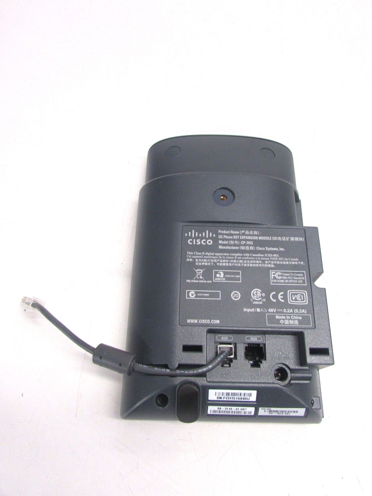 CISCO IP BUSINESS PHONE EXPANSION MODULE, 7915 | eBay