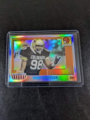 2005 Topps Chrome Refractor /55 All American Mike Montler #21 🔥 | eBay