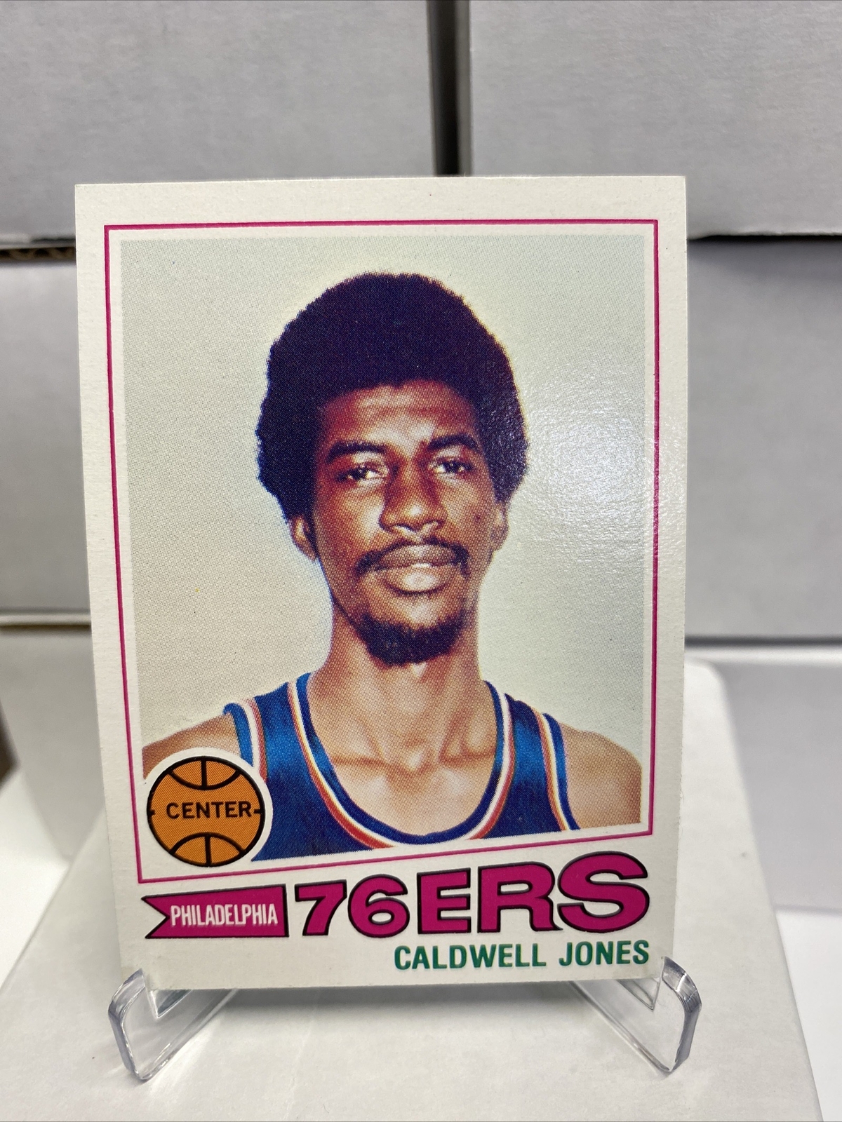 Caldwell Jones 1977-78 Topps Philadelphia 76ers #34 NBA Vintage! | eBay