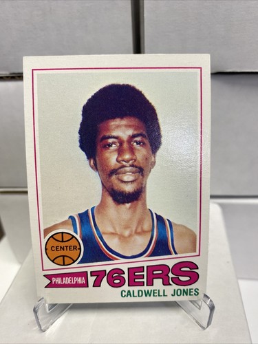 Caldwell Jones 1977-78 Topps Philadelphia 76ers #34 NBA Vintage! | eBay