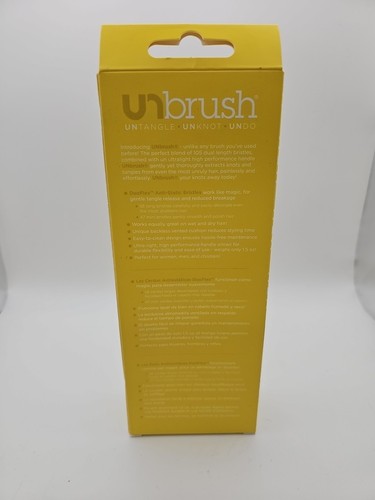 UNbrush Detangler Hair Brush FHI Heat - Glitter Amber Yellow | eBay