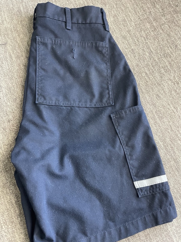 Fedex Shorts Mens Blue Cargo Vf Imagewear Stan Herman Reflective SZ 30R ...