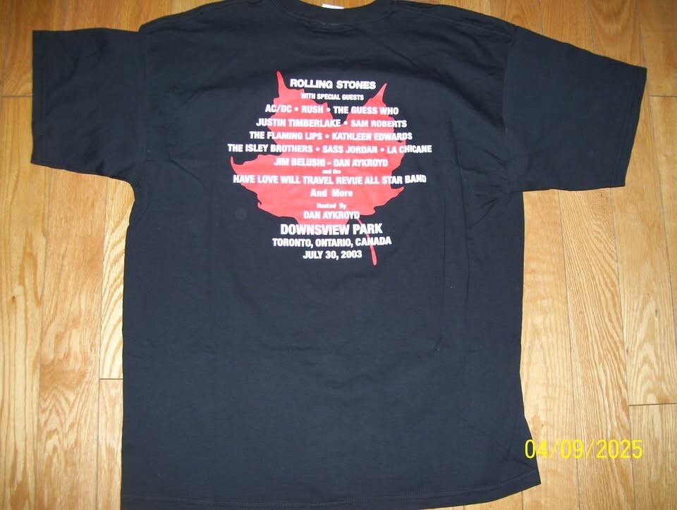 Molson Canadian Rocks Toronto 2003 Concert Rolling Stones Rush ACDC XL ...