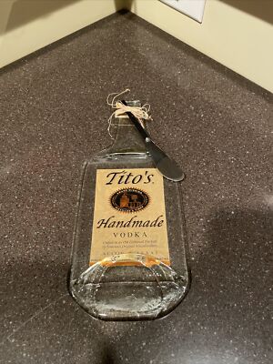 Tito’s Glass Cheese Dish With Serving Knife | eBay