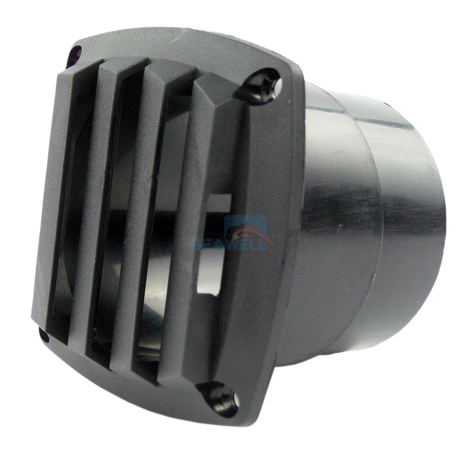 Round Boat Louvered Vents Marine Air Vents Caravan & RV Black Plastic 3 ...