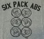 Six 6 Pack of Abs Funny Tee Spencer's Drinking Beer HUMOR NEW WITH TAGS ...