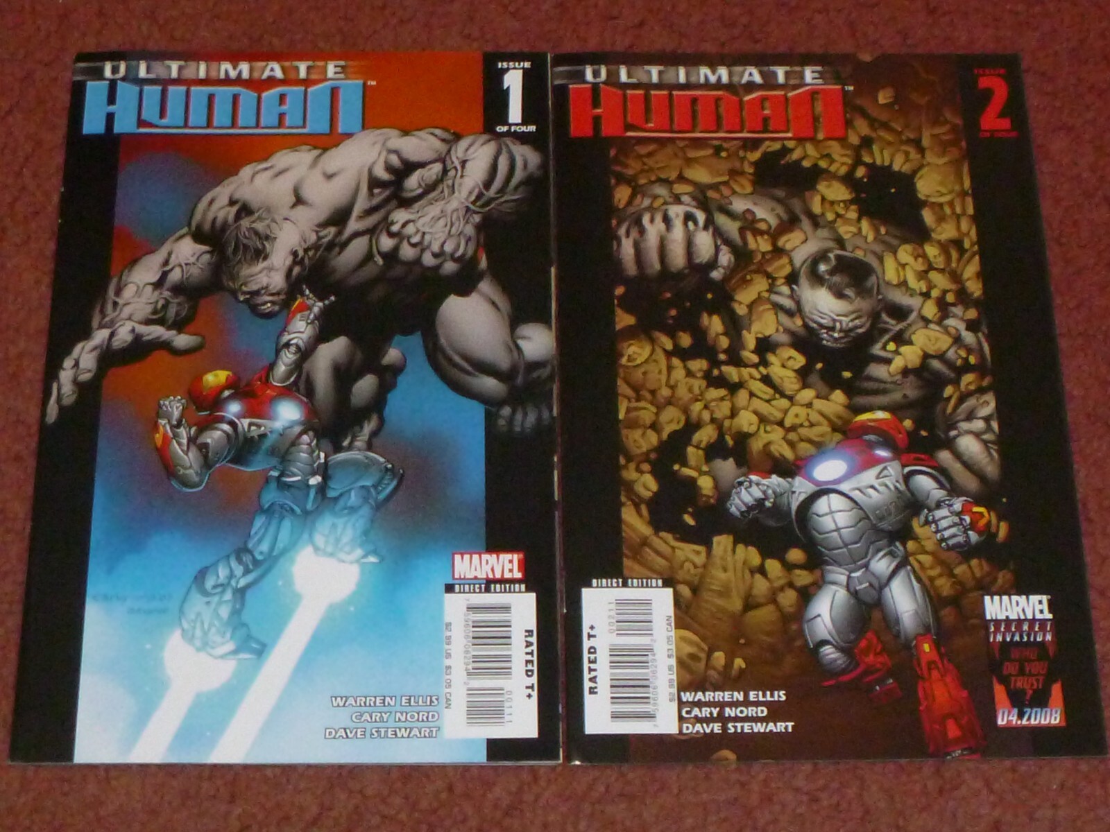 ULTIMATE HUMAN #s 1 - 4, Complete Limited Series (Marvel, 2008) | eBay