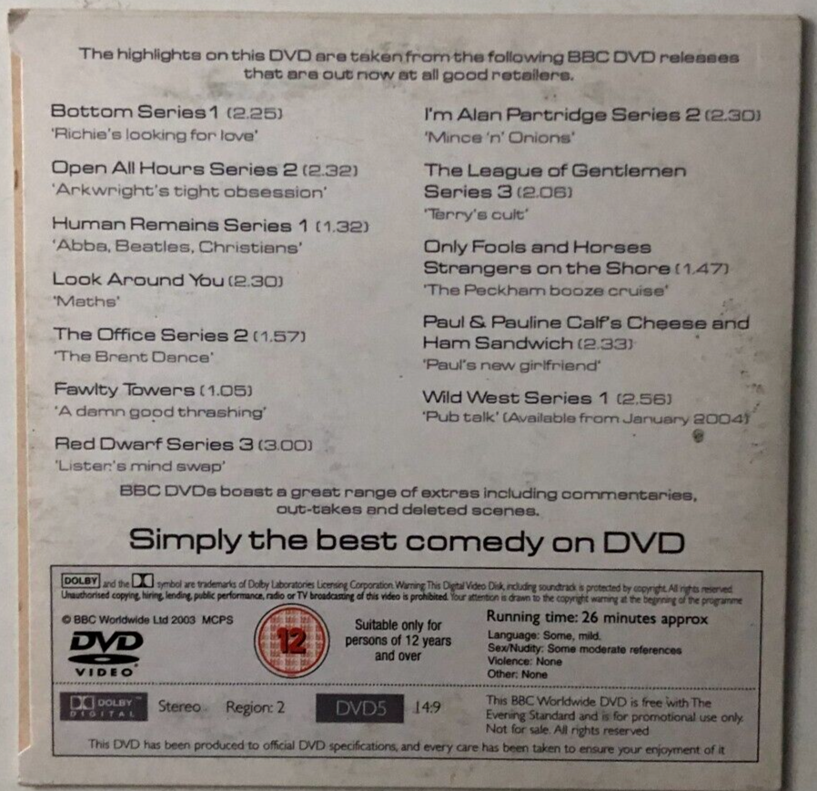 Essential BBC Comedy On DVD, 2003 Promo UK DVD Sampler | eBay