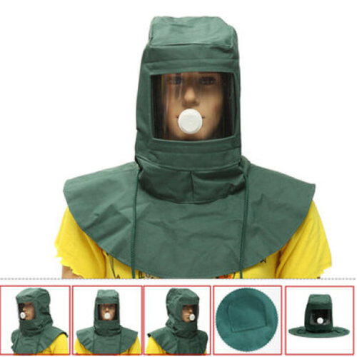Waterproof Ox Cloth Sandblaster Mask For Protective Polishing And ...