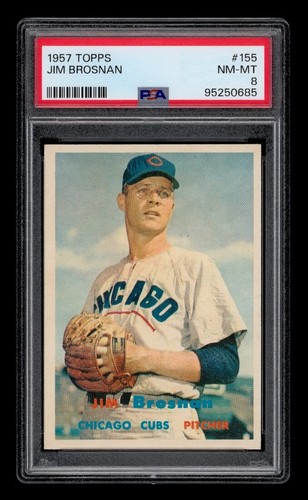 1957 Topps Set-Break #155 Jim Brosnan PSA 8 NM-MT | eBay