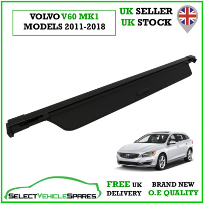 NEW VOLVO V60 MK1 PARCEL SHELF BOOT LOAD COVER TRIM BLACK 2011-2018 ...