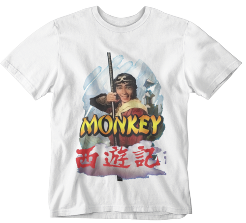 Monkey T-shirt Magic TV Classic Japanese Tales 70s 80s sandy pig ...