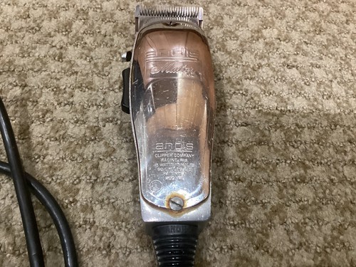 Vintage Andis Master Clippers Model ML Tested Works Heavy Silver ...