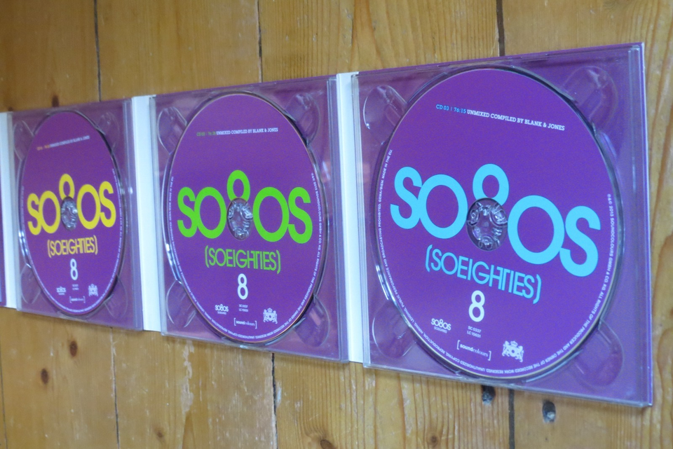 3 CD SO80s 8 - 80s 12" mixes - The Cure/Ultravox/Bryan Ferry/George ...