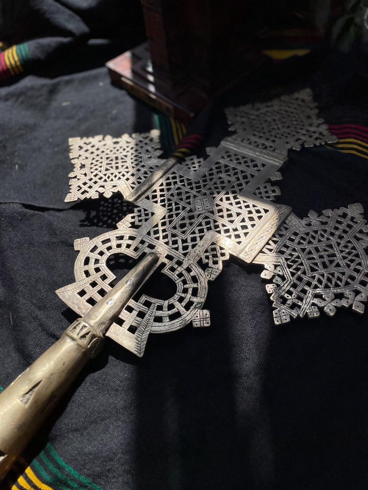 Coptic Cross Huge Ethiopian Processional Orthodox Cross Christian ...