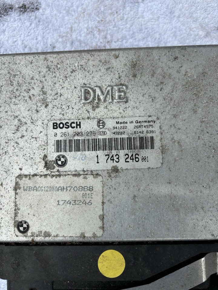 BMW E36 ECU engine control unit DME 1743246 1994 | eBay