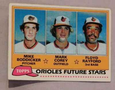 1981 Topps #399 Mike Boddicker Rookie Baltimore Orioles Baseball Card ...