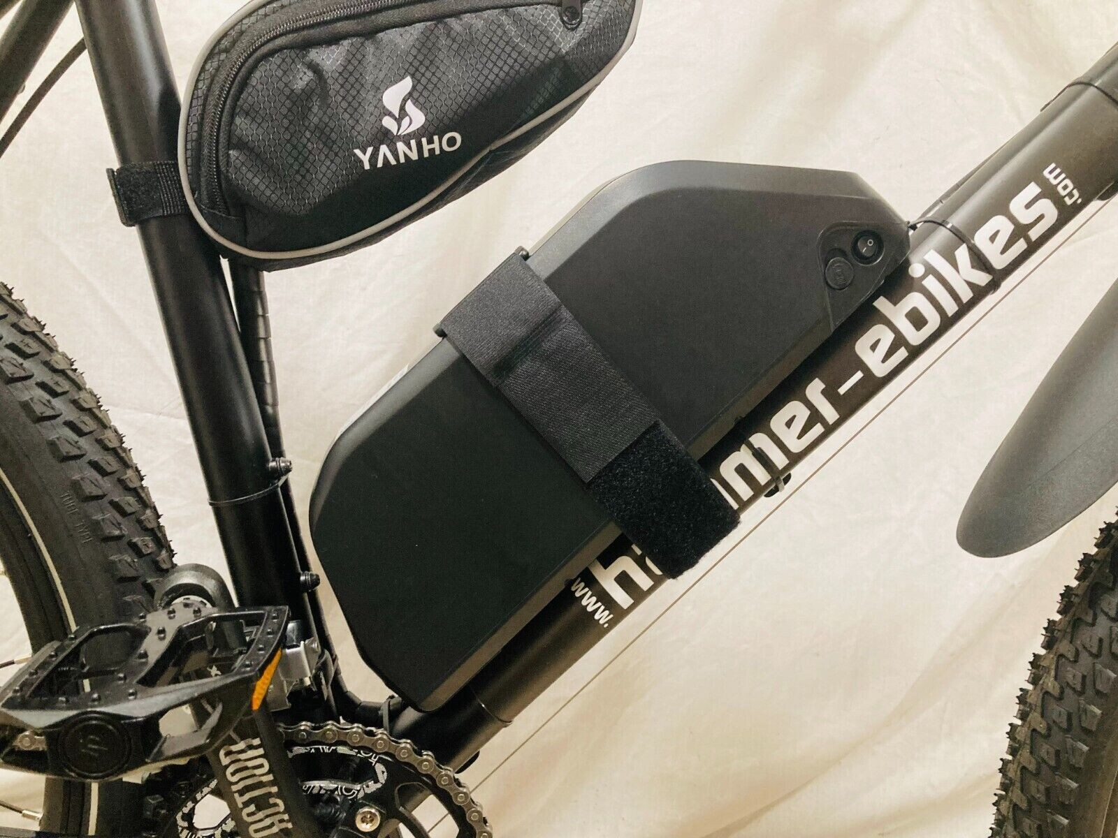 E Bike Battery Heavy Duty Strap Buckle hook&loop Ebike Jumbo Shark ...