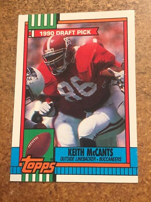 1990 Topps Football # 399 1990 Draft Pick Keith McCants RC | eBay