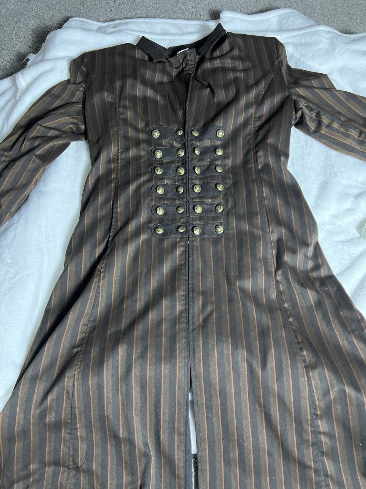 Steampunk Spirit Halloween Costume Trench Coat Sungla… - Gem