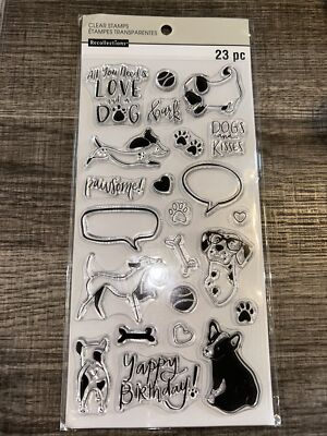 recollections clear stamps Set Yappy Birthday! | eBay
