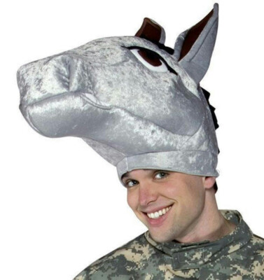 Mule Hat Democrat Donkey Head Piece Military Mascot Adult Army | eBay